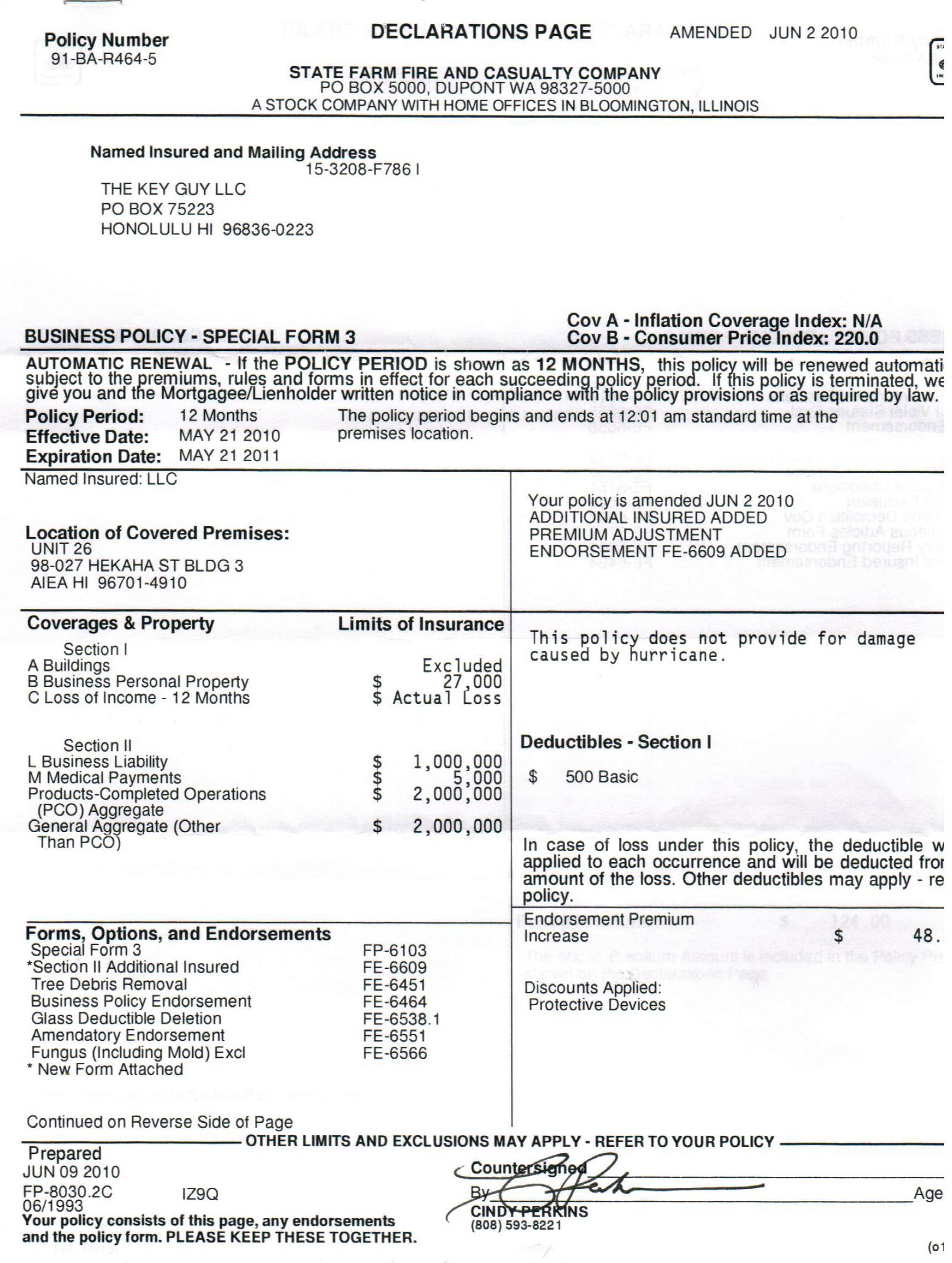 Esurance Declaration Page Affordable Car Insurance